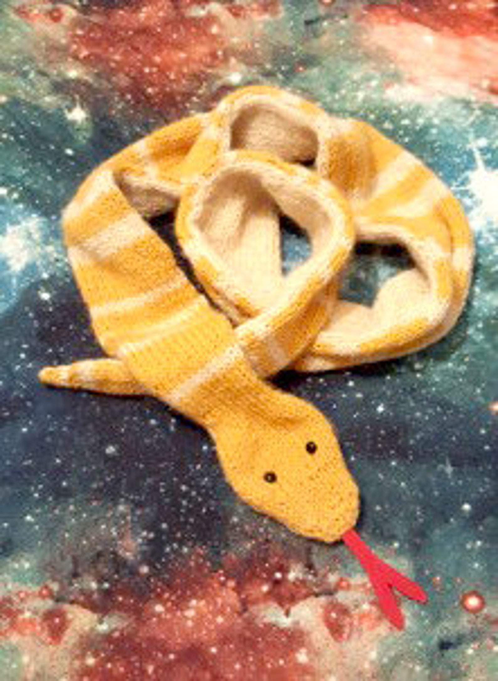 Snake Scarf Digital PDF Knitting Pattern | Etsy