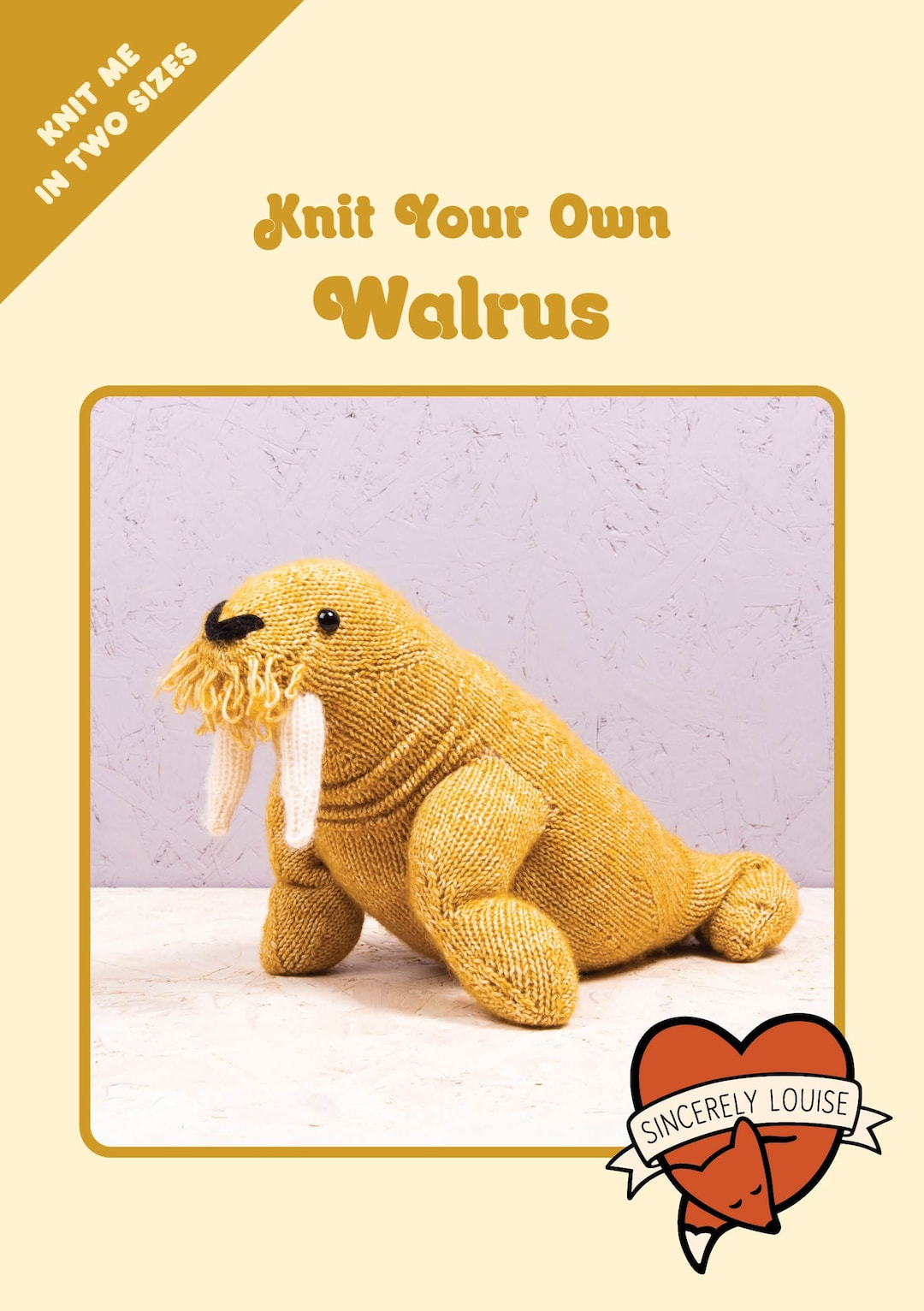 Walrus Digital PDF Knitting Pattern - Etsy