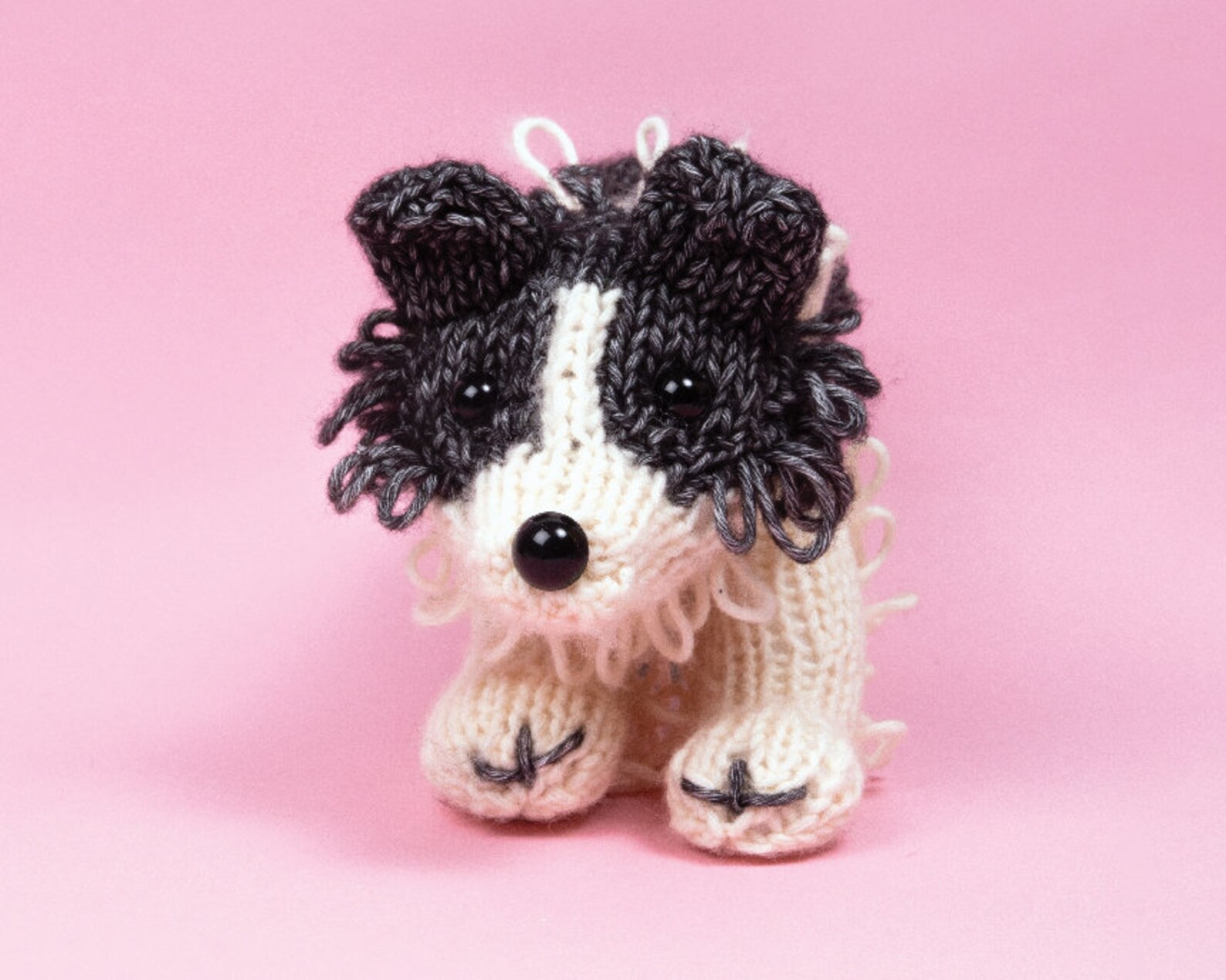 Jess the Border Collie - Knitting Kit - Etsy UK