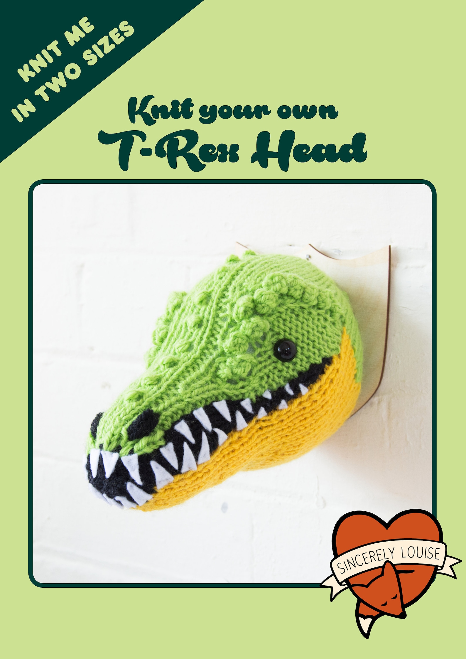 T-rex PDF Knitting Pattern - Etsy