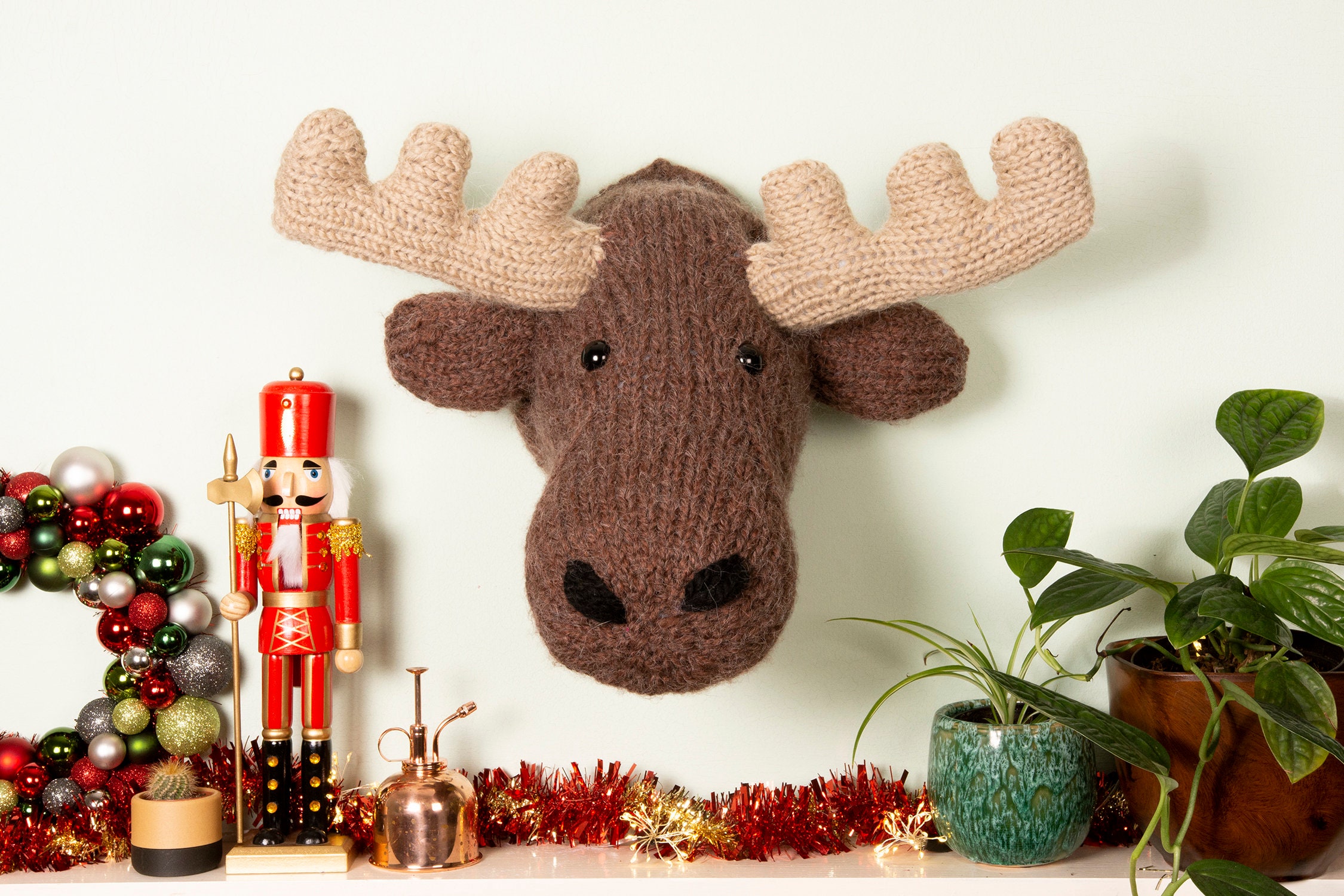 Giant Moose Head Knitting Kit - Etsy