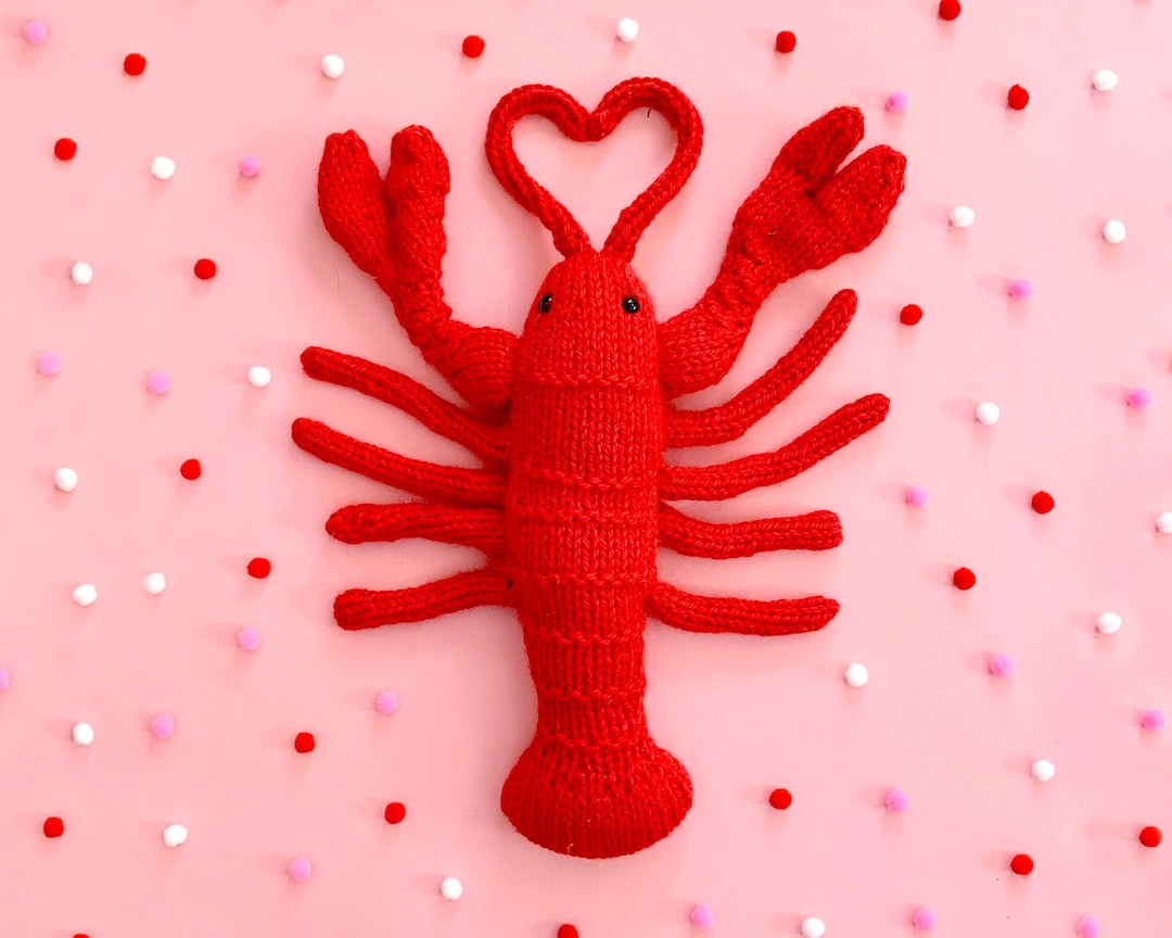 Lobster Knitting Kit - Etsy UK