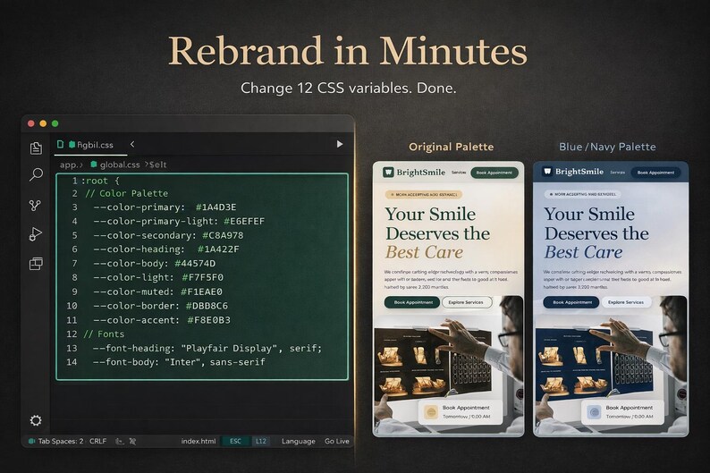 Dental Clinic Website Template | HTML CSS JS | Responsive Dentist ...