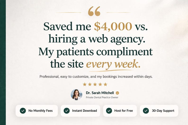 Dental Clinic Website Template | HTML CSS JS | Responsive Dentist ...