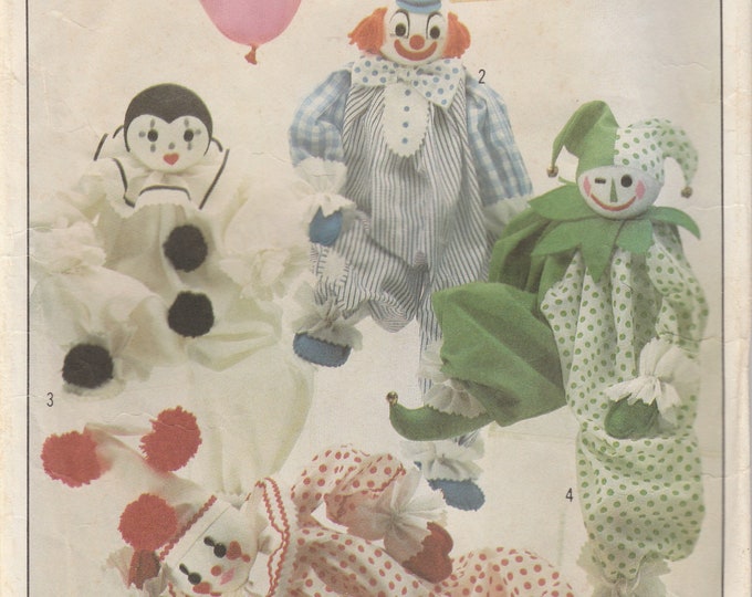 Clown Doll Sewing Pattern Simplicity 5259 - Etsy