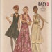 70s Princess Seam Dress Pattern Simplicity 9260 Size 12 Uncut - Etsy