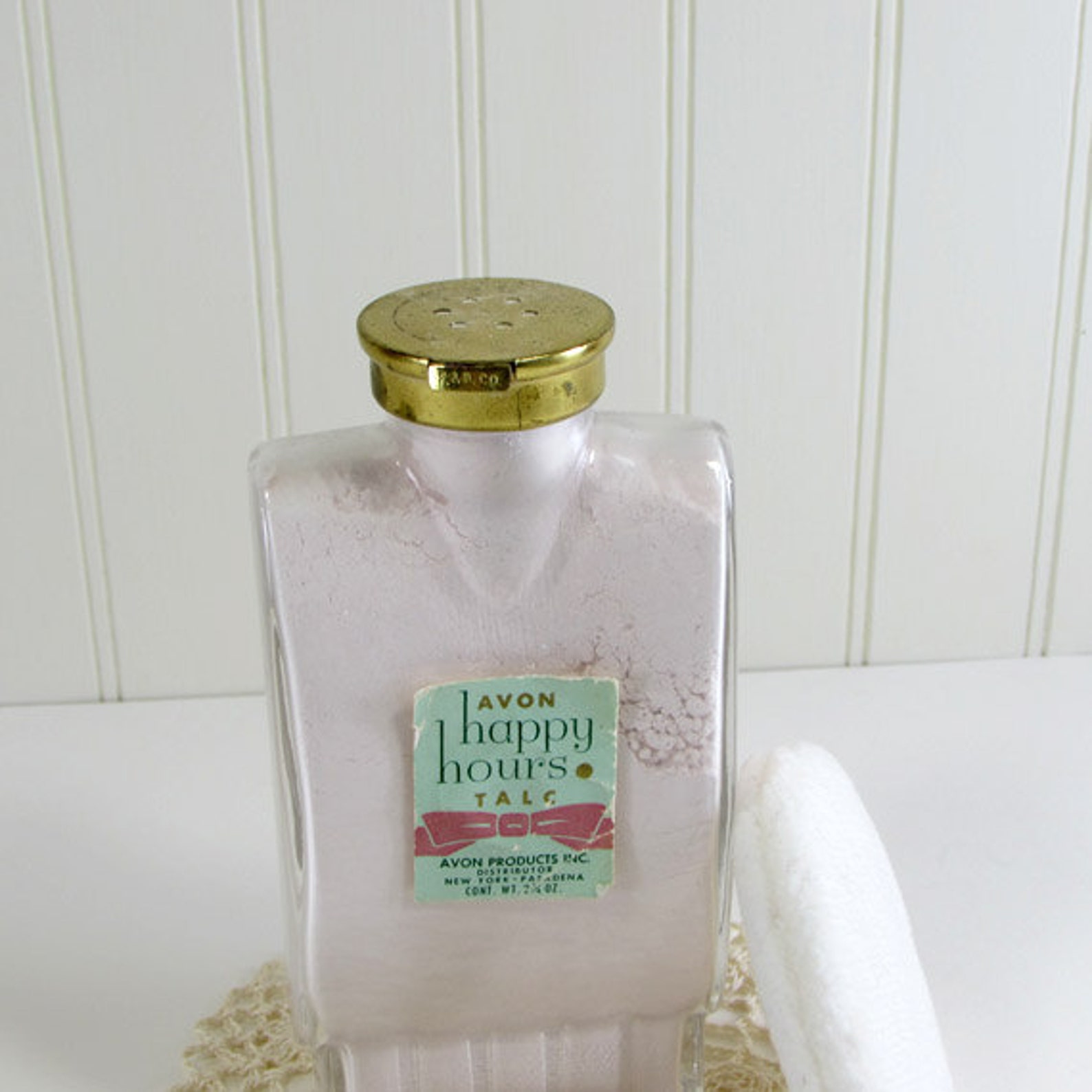 Vintage Avon Talc - Bath Powder - Happy Hour - Etsy