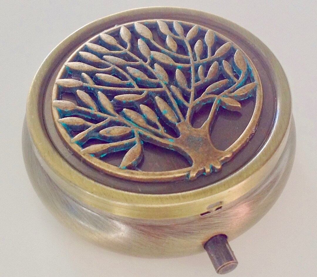 TREE OF LIFE Pill Case, Pill Cases, Pill Boxes, Small Pill Case, Pocket ...