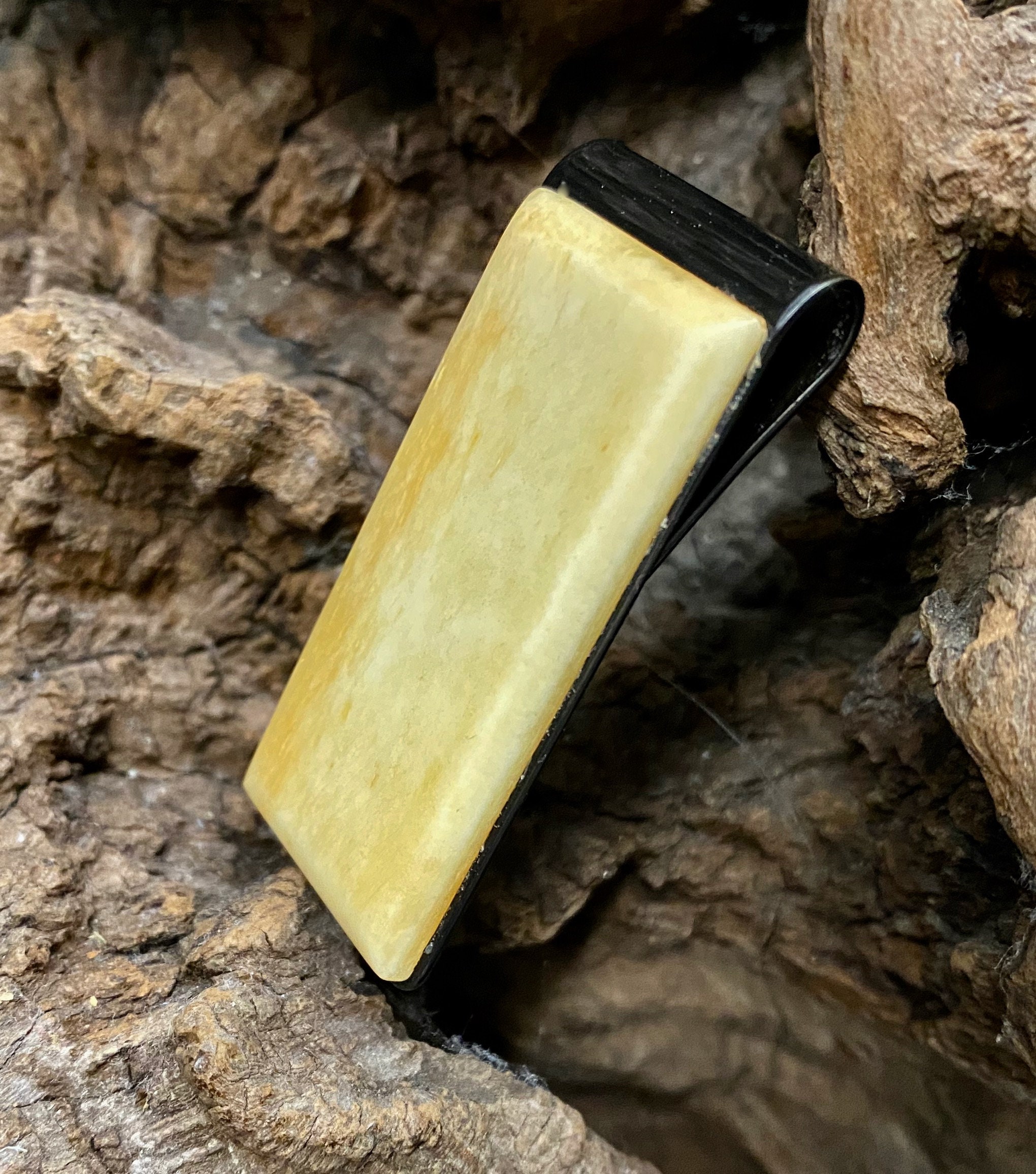 Money Clip Buffalo Bone Money Clips Hand Stamped Money | Etsy