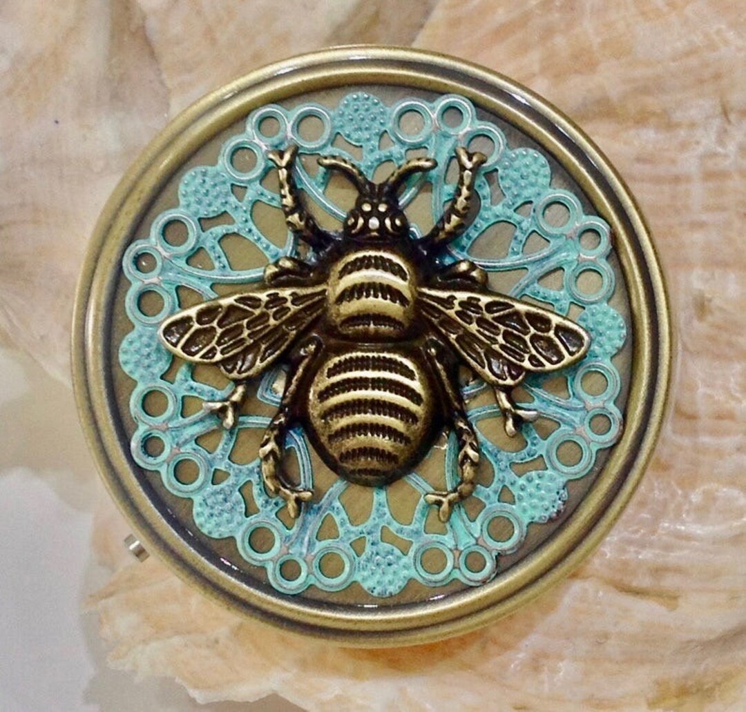 Large Bumblebee Pill Box, Pill Boxes,travel Pill Case, Pill Cases ...