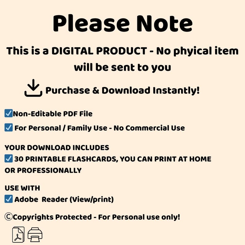 30 Watercolor Fruits Flashcards, Kids Learning Activity, Toddler ...