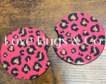 Glitter and Pink Leopard Car Kit - Etsy