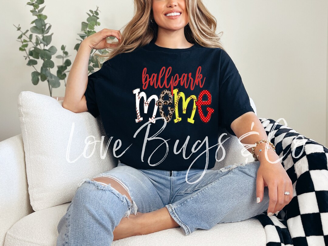 Ballpark Meme Bleached Shirt, Ballpark, Meme, Baseball, Tee Ball ...