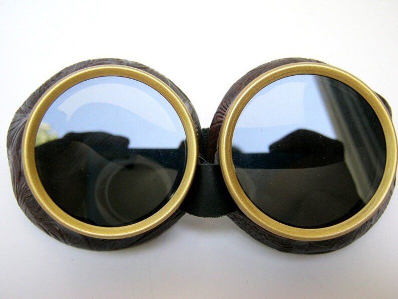 Dark Lens, See Through, Goggle Lens, Cyberpunk Goggles, Burning Man ...