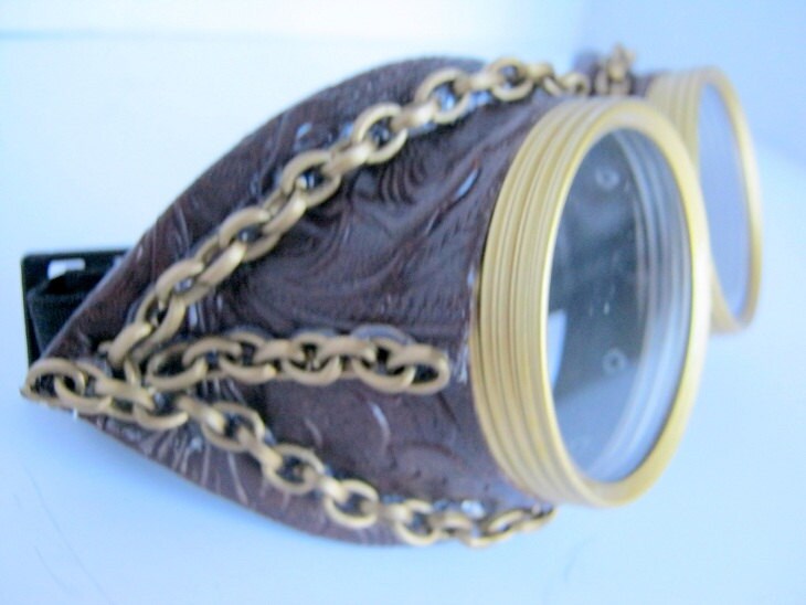 Steampunk Goggles Air Pirate Eye Wear Burning Man Goggles | Etsy