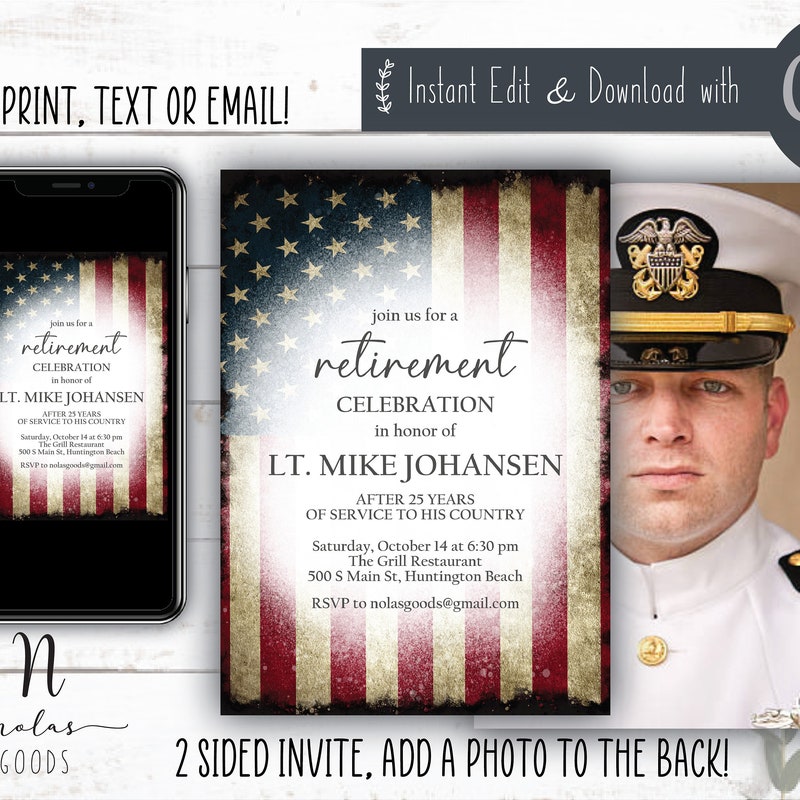 Military Retirement - Etsy