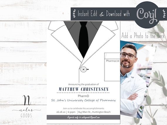 Invitations & Announcements Announcement Pharmacy Symbol Pharmacy ...