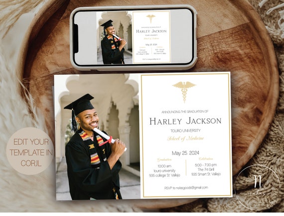 From Medical School Graduation Invitation