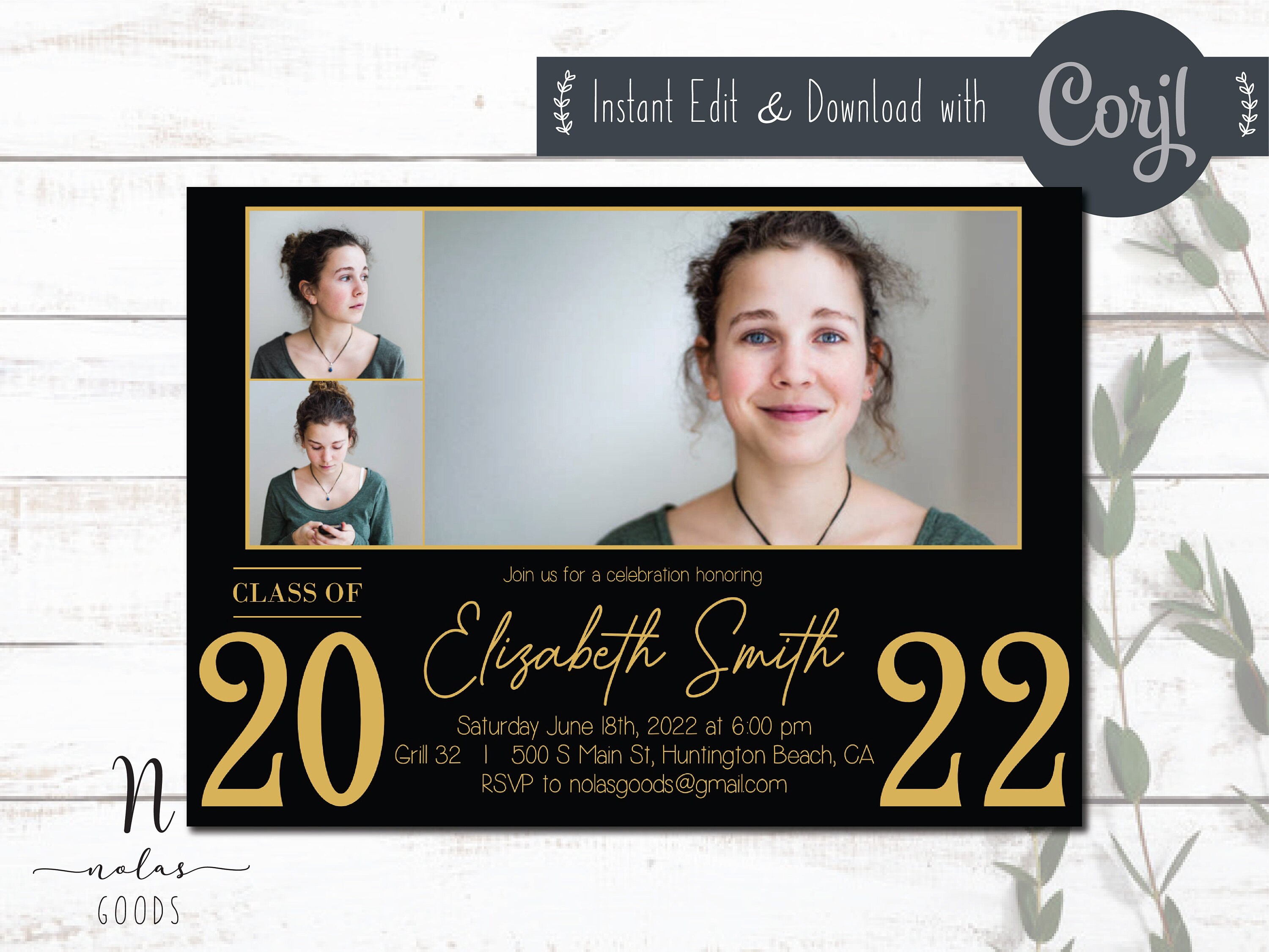 High School Graduation Invitations 2022 Templates