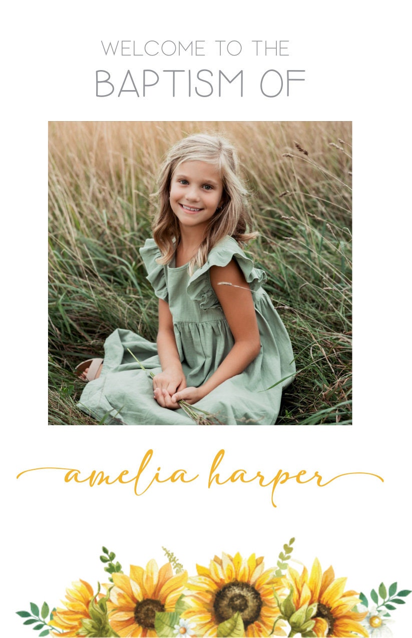 LDS Baptism Program Template, LDS Girl Baptism Program, LDS Baptism ...