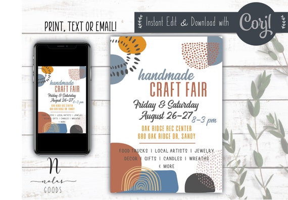 Craft Fair Flyer Template Free Download