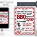 Company BBQ Invite Template, Work BBQ Invite, Company Picnic Invitation ...