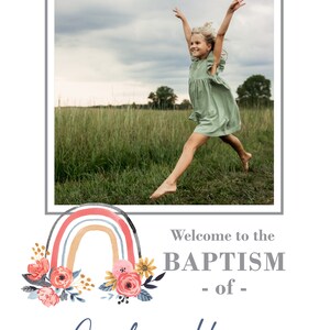 LDS Baptism Welcome Sign, LDS Baptism Invitation Instant Download ...