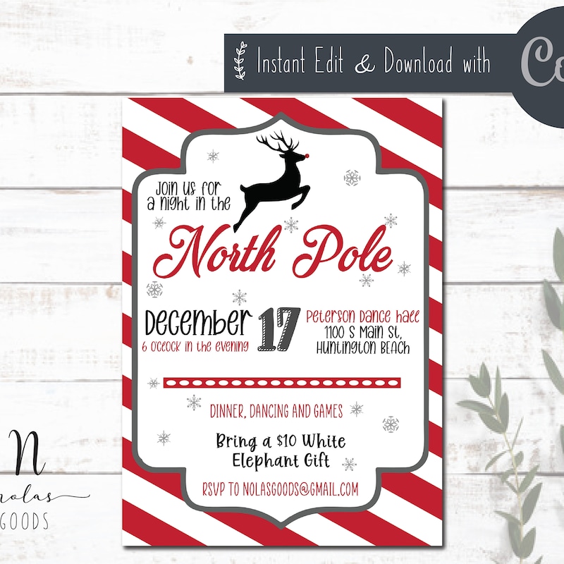 North Pole Party - Etsy