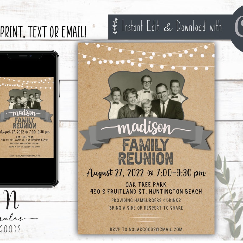 Family Reunion - Etsy