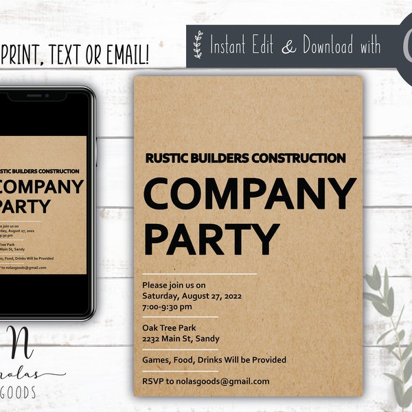 Employee Appreciation Picnic Invitation - Etsy Canada