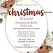 Christmas Dinner Invitation Digital, Winter Dinner Party Invitation ...