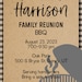 Family Reunion Invitation Template, Cousin Reunion Invite, Family ...