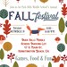 Fall Festival Invite Template, Fall Festival Flyer Digital Download ...