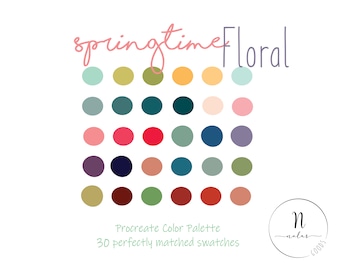 March Procreate Color Palette 30 Handpicked (Download Now) - Etsy