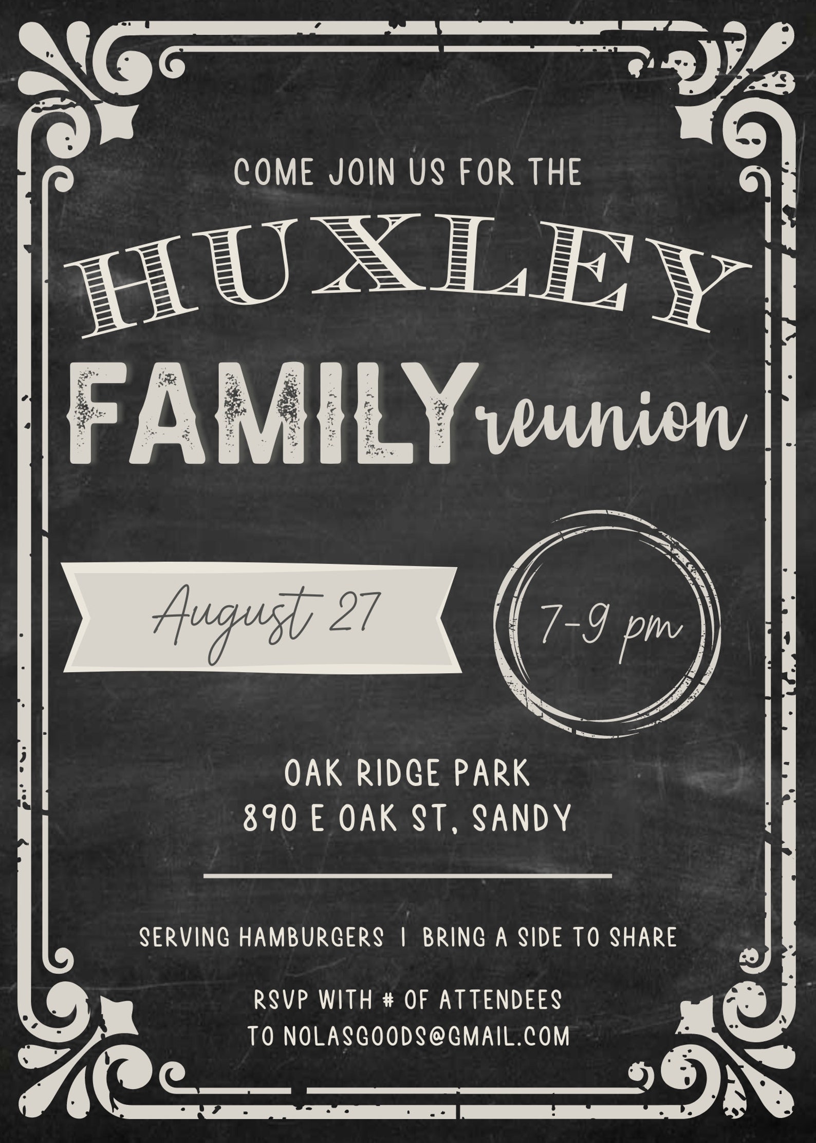 Family Reunion Invitation Customizable Family Gathering - Etsy