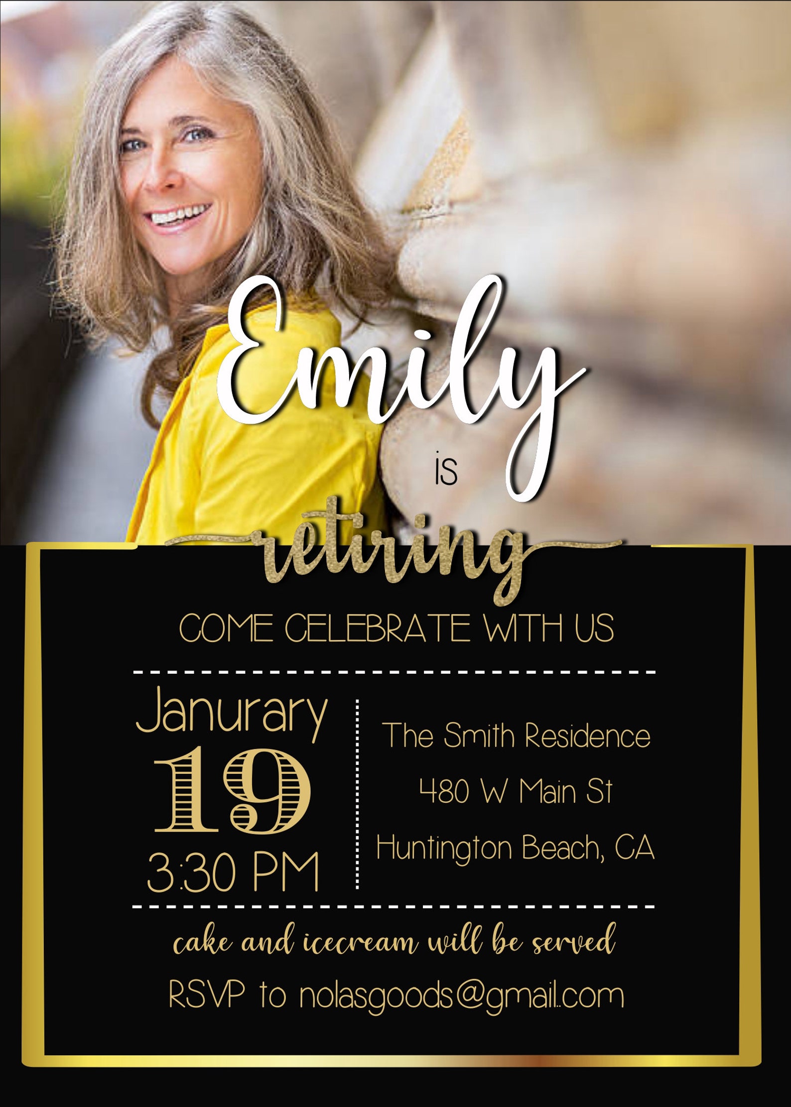Retirement Invite Woman Retirement Party Invitation Template - Etsy