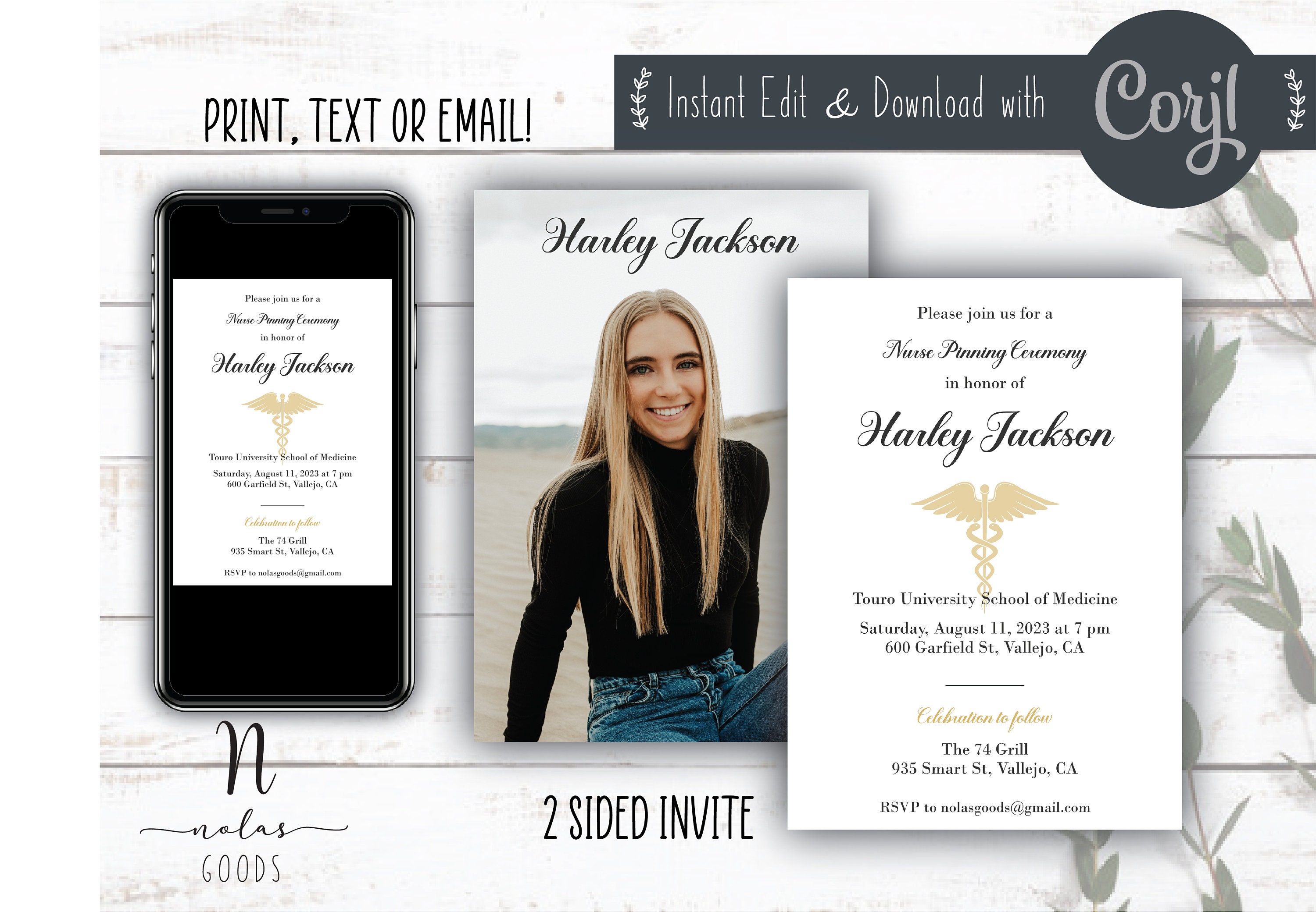 Printable Announcements For Nursing School Pinning Ceremony