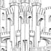 Escher Castle - Signed Art Print - MC Escher Inspired Impossible Object ...
