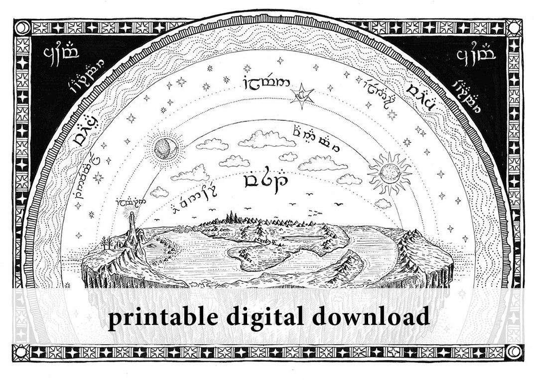 Ambarkanta: the Shape of the World – PRINTABLE Art – Fantasy ...