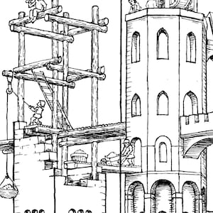 Escher Castle - Signed Art Print - MC Escher Inspired Impossible Object ...