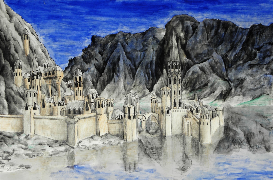 Halls of Caranthir – Original Art - J. R. R. Tolkien, the Silmarillion ...