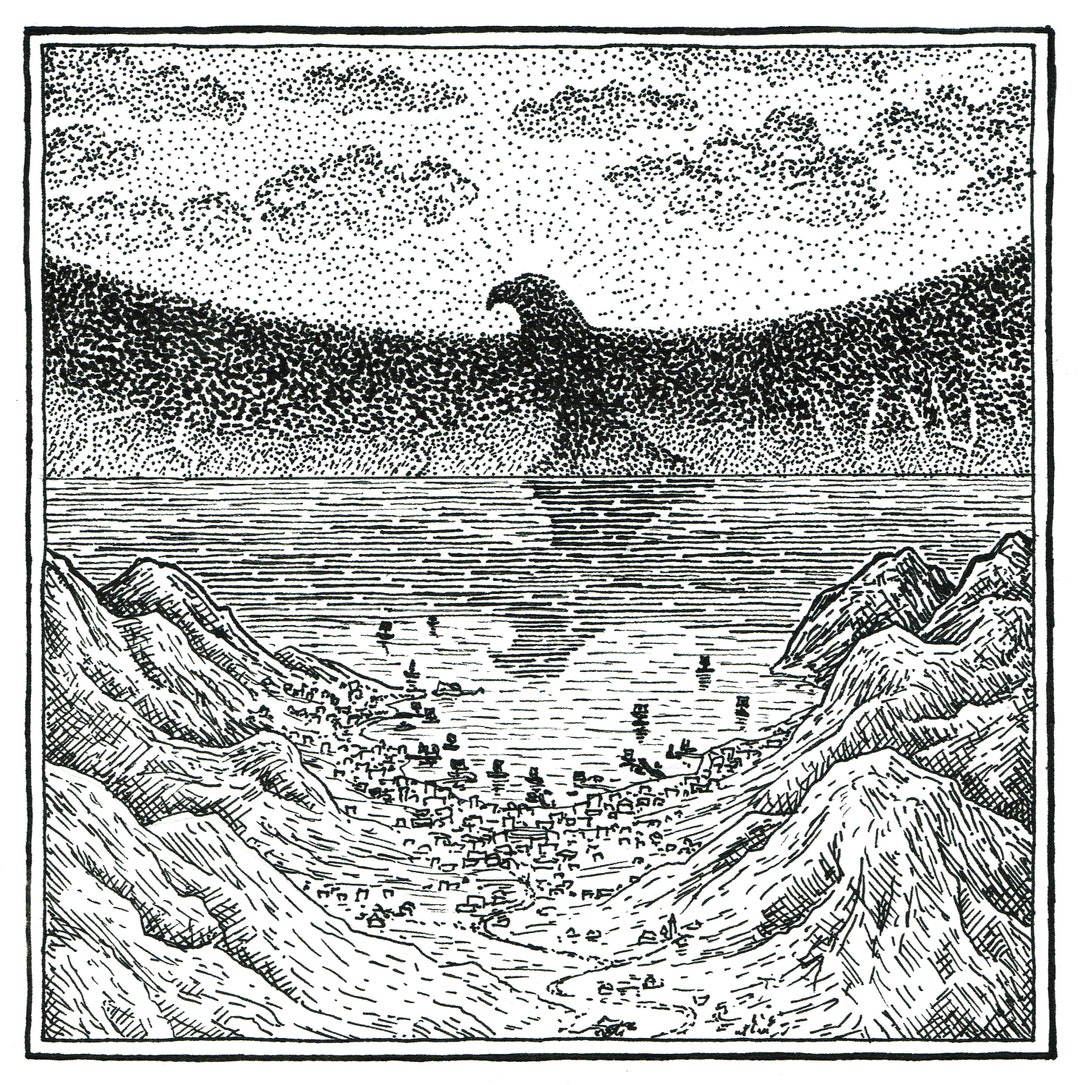 The Eagles of the Lords of the West – Signed Art Print - Fantasy ...