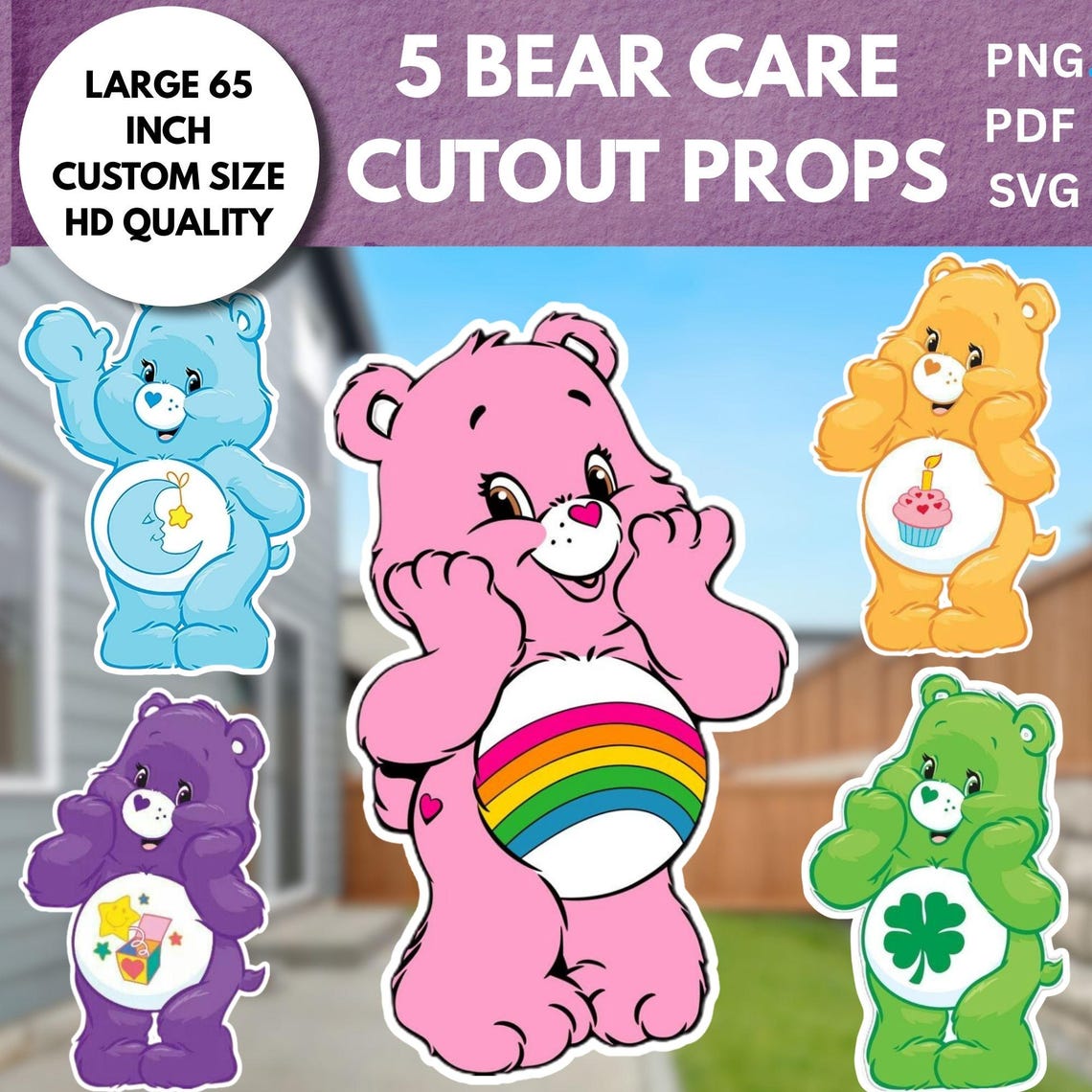 Care Bear Cut Outs