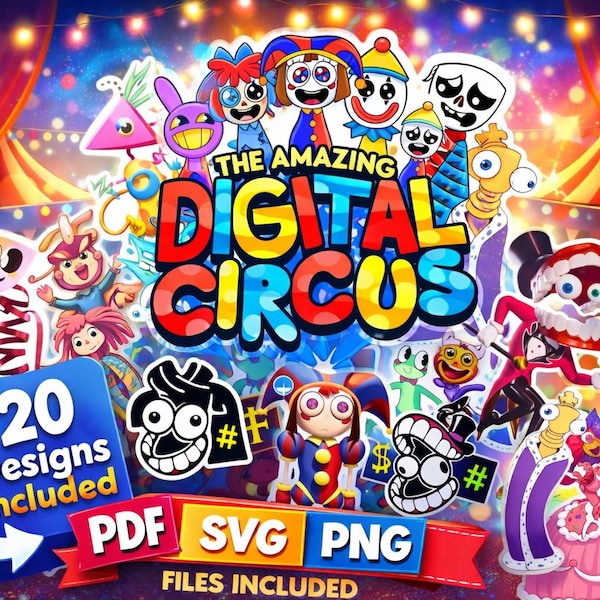 Amazing Digital Circus Png - Etsy