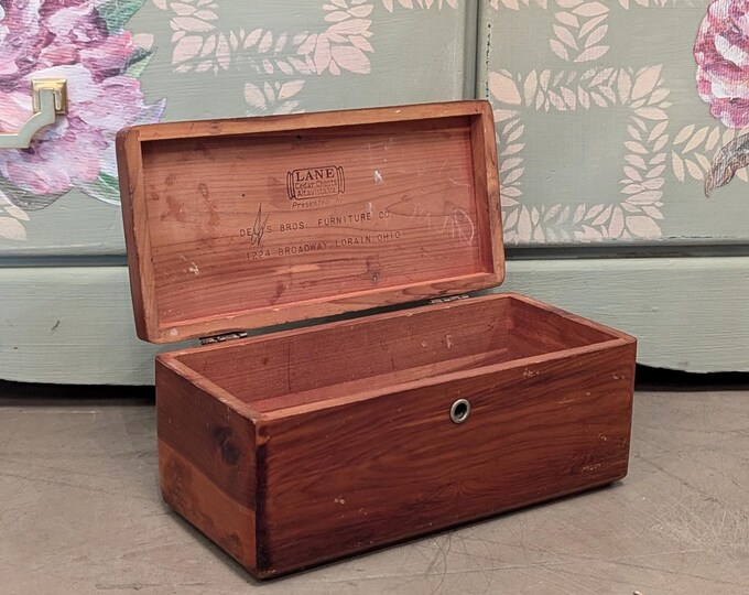 Antique Miniature Lane Cedar Chest Delis Bros. Furniture Co - Etsy