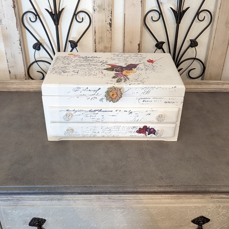 White Jewelry Box - Etsy