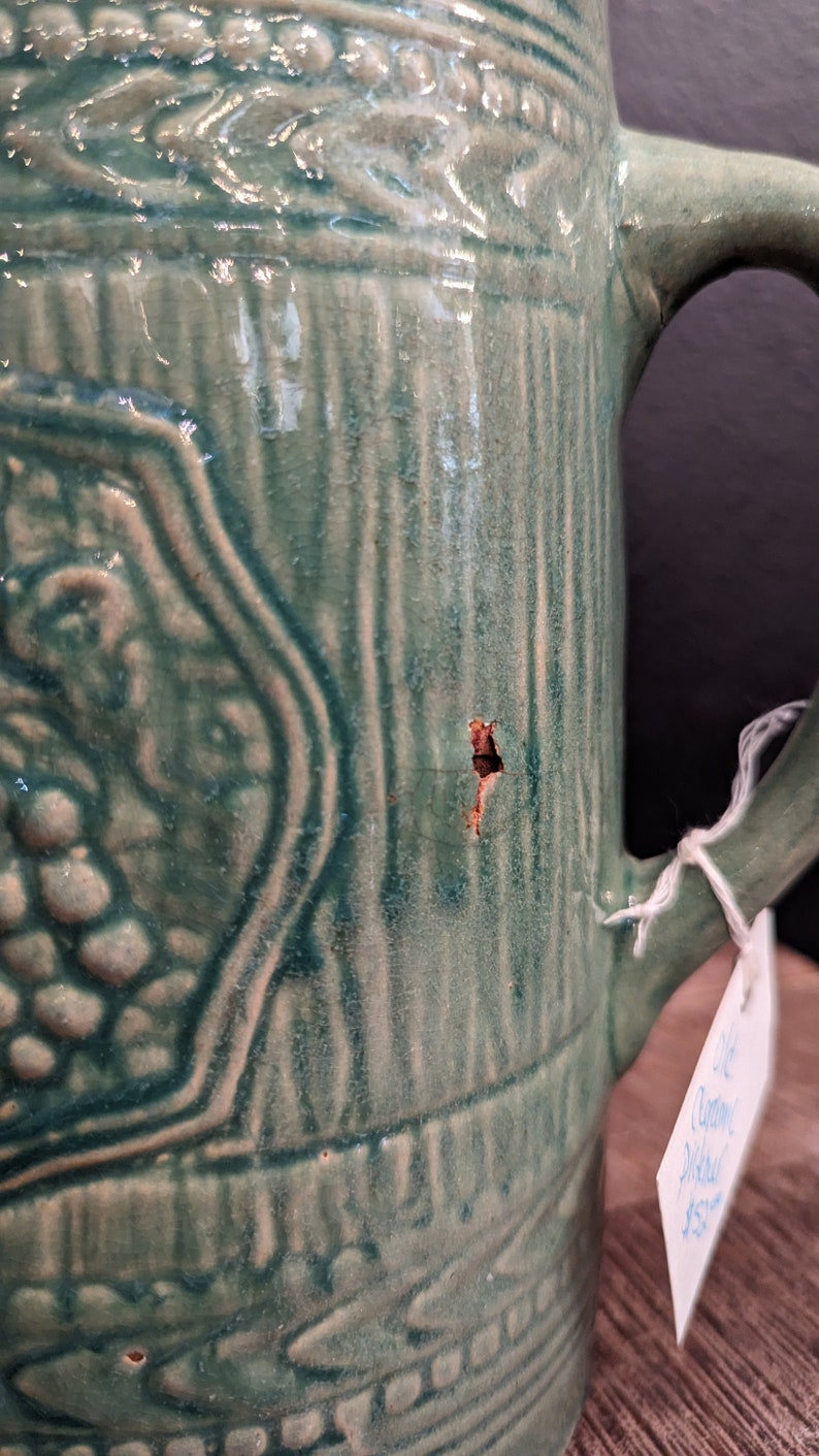 Mccoy Earthenware Pottery Pitcher Vintage - Etsy