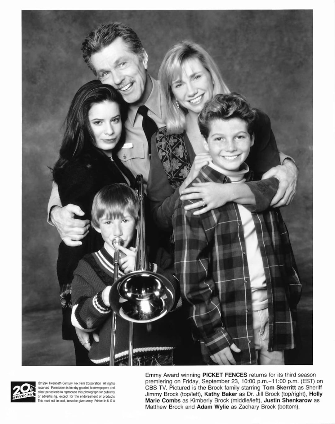Picket Fences Cast Press Photo 9 Adam Wylie Holly Marie - Etsy Sweden