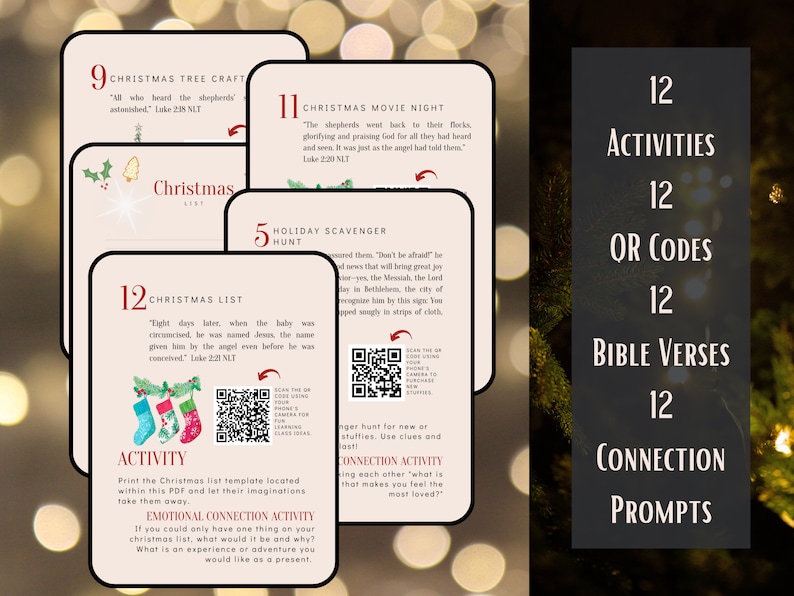 12 Days of Connection Christmas BUNDLE | 12 Intentional Questions ...