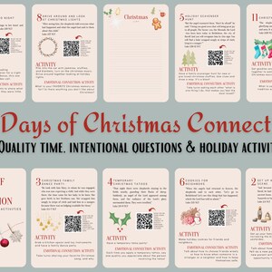 12 Days of Connection Christmas BUNDLE | 12 Intentional Questions ...
